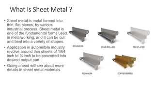 Sheet Metal Part Costing | PPTX