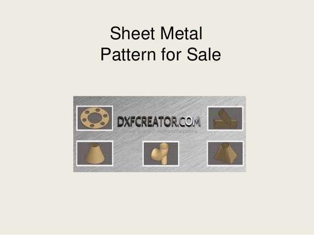 Online Sheet Metal Patterns