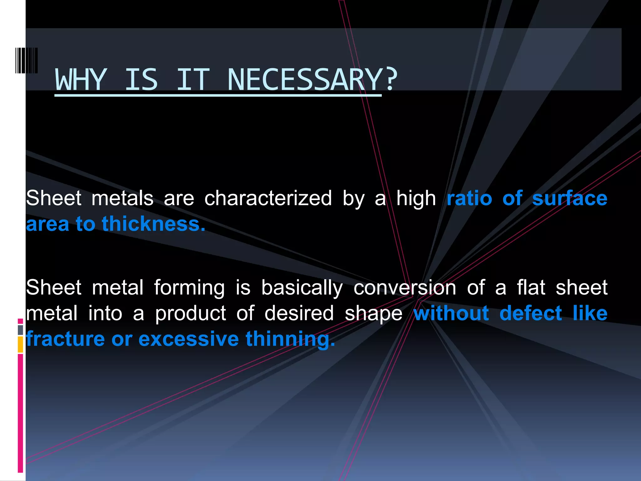Sheet Metal Forming | PPTX