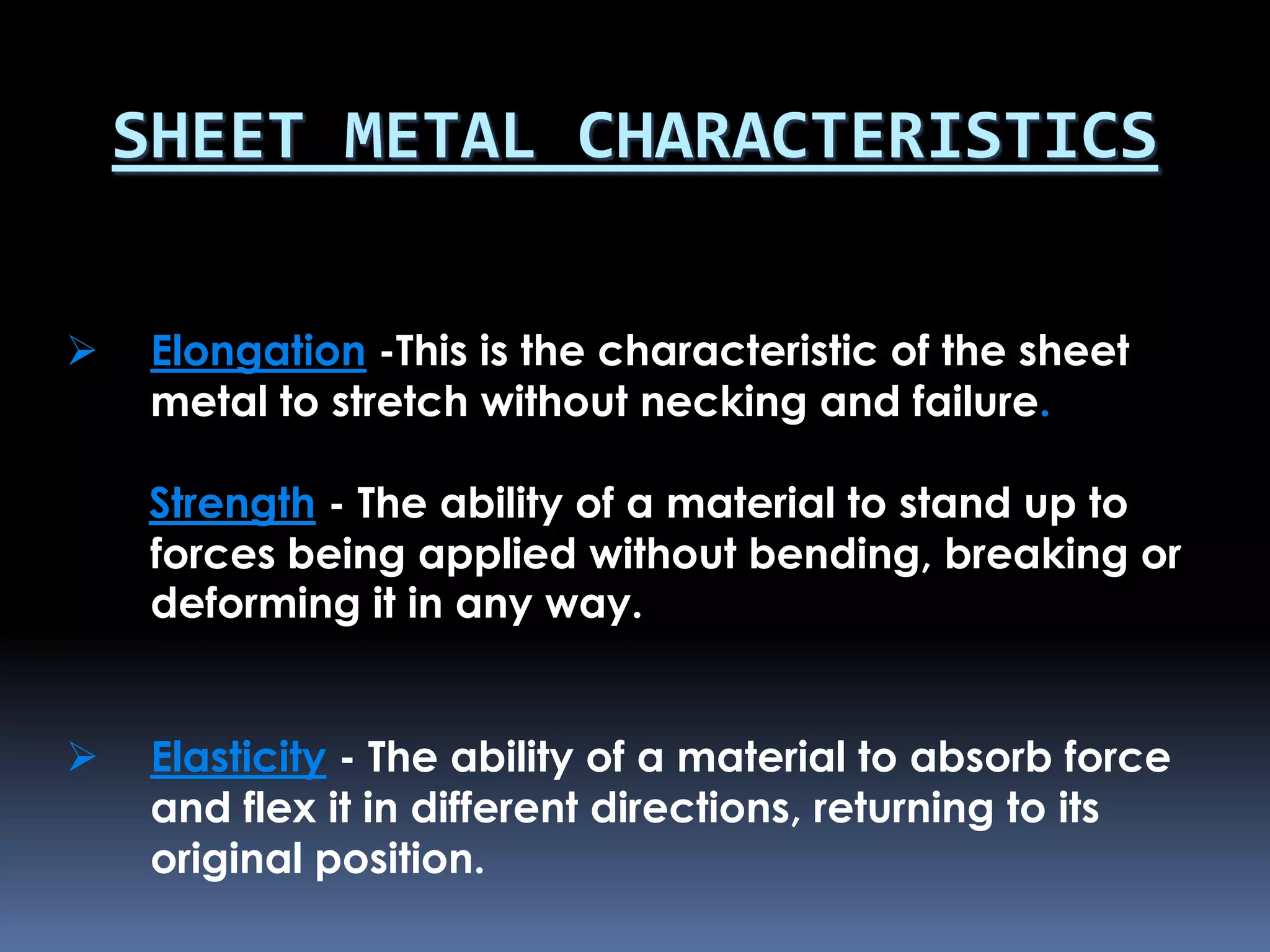 Sheet Metal Forming | PPTX