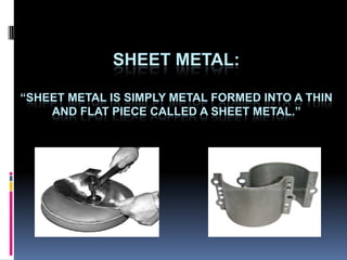 Sheet Metal Forming | PPTX