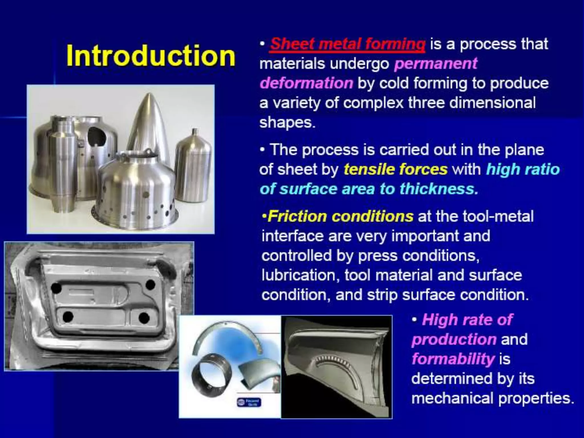 Sheet metal processes | PPTX