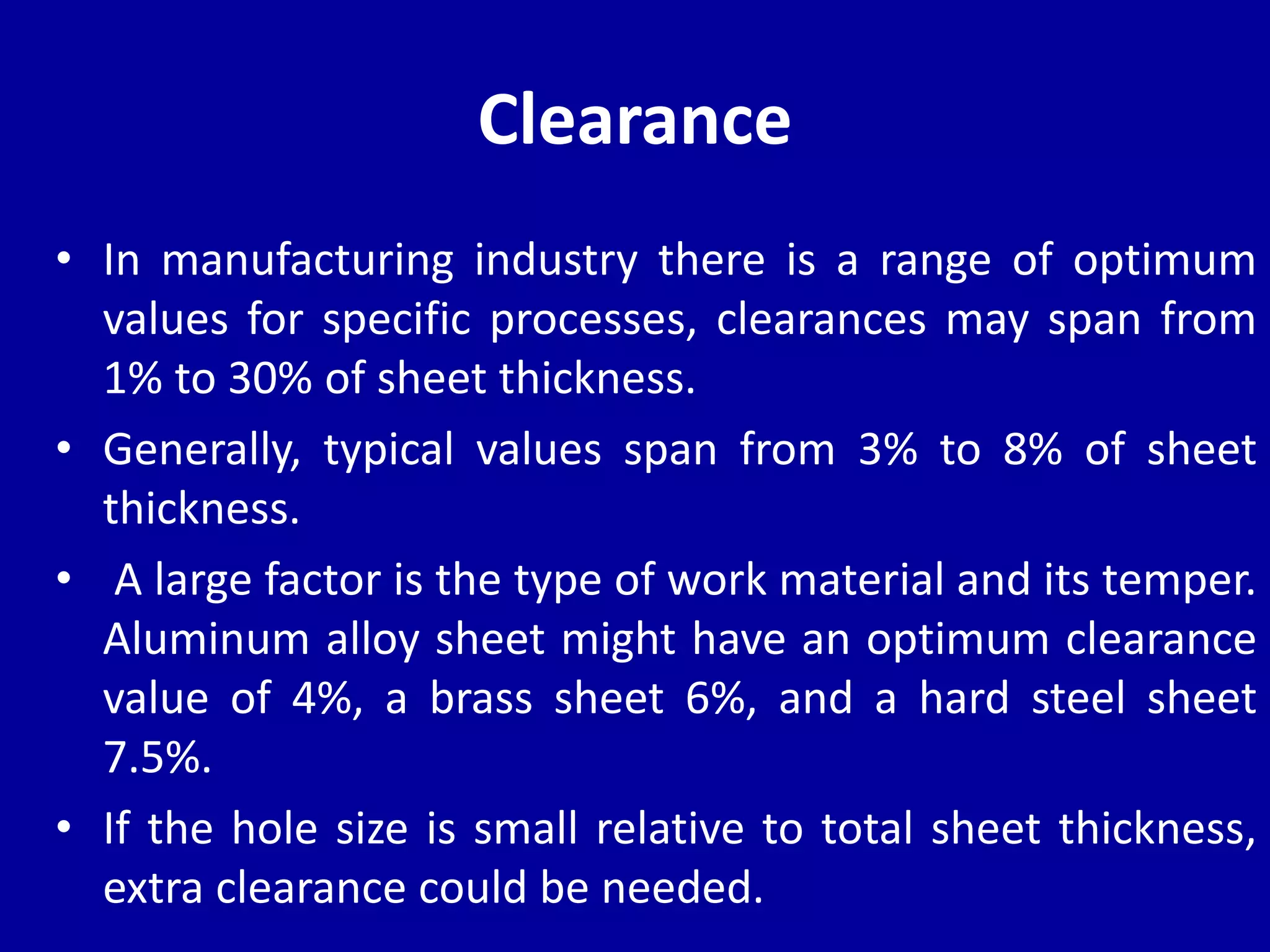 Sheet metal processes | PPTX