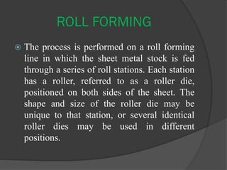 Sheet metal processing | PPTX