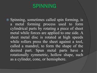 Sheet metal processing | PPT