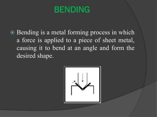 Sheet metal processing | PPTX