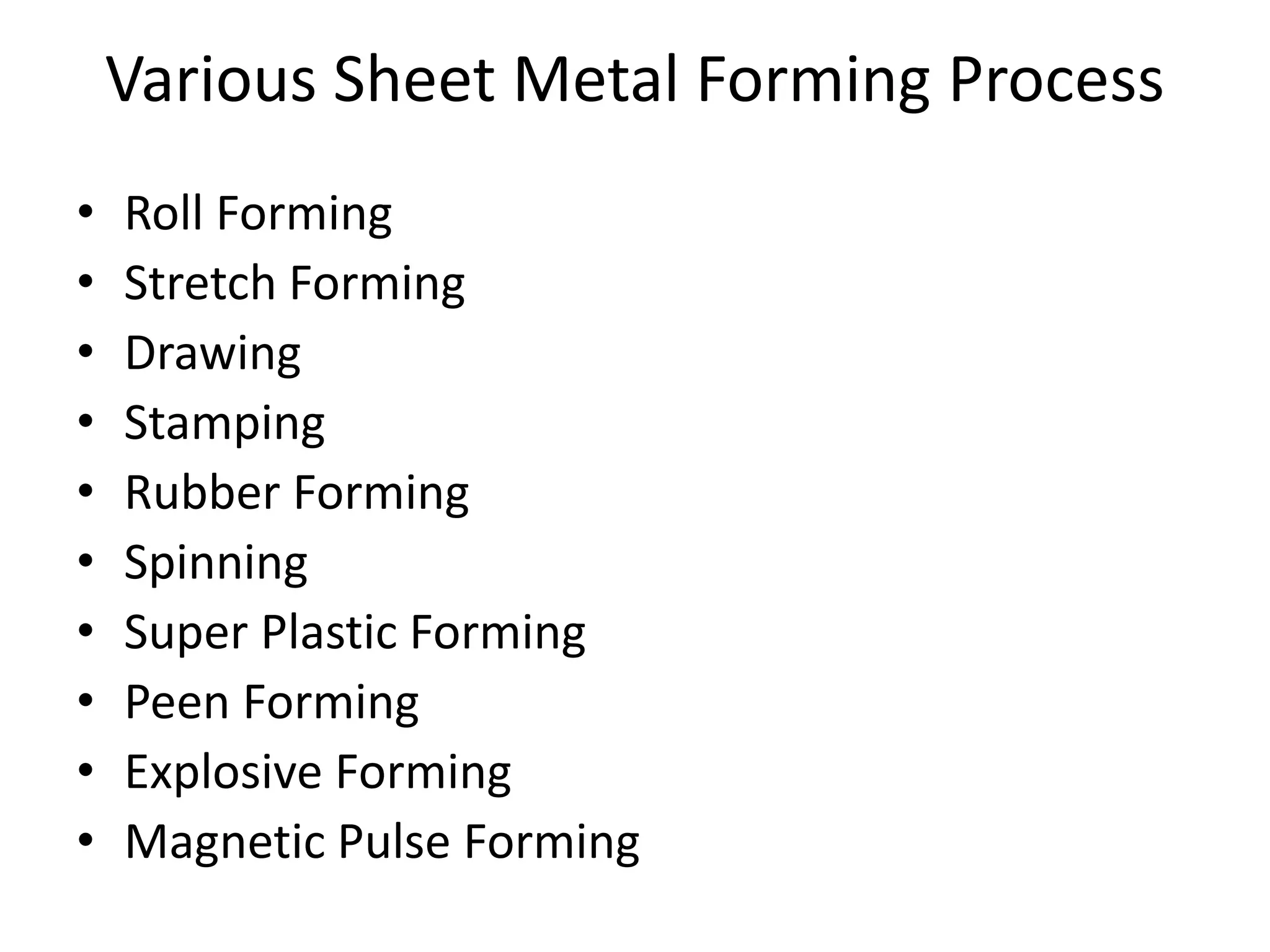 Sheet metal process unit 4 notes | PDF