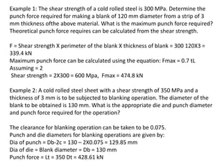Sheet metal process unit 4 notes | PDF