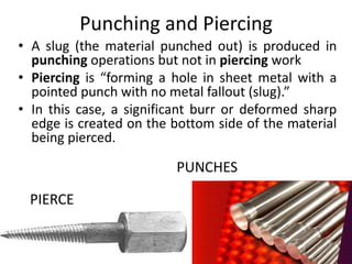 Sheet metal process unit 4 notes | PDF