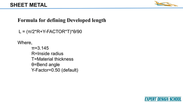 Sheet metal theory | PPTX