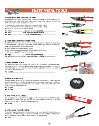 Sheet metal tools (Workshop Technology) | PDF