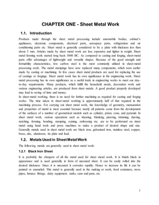 Sheet metal work | DOCX