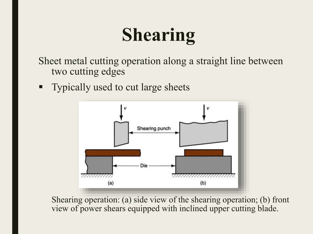 Sheet metal working | PPTX