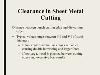Sheet metal working | PPTX