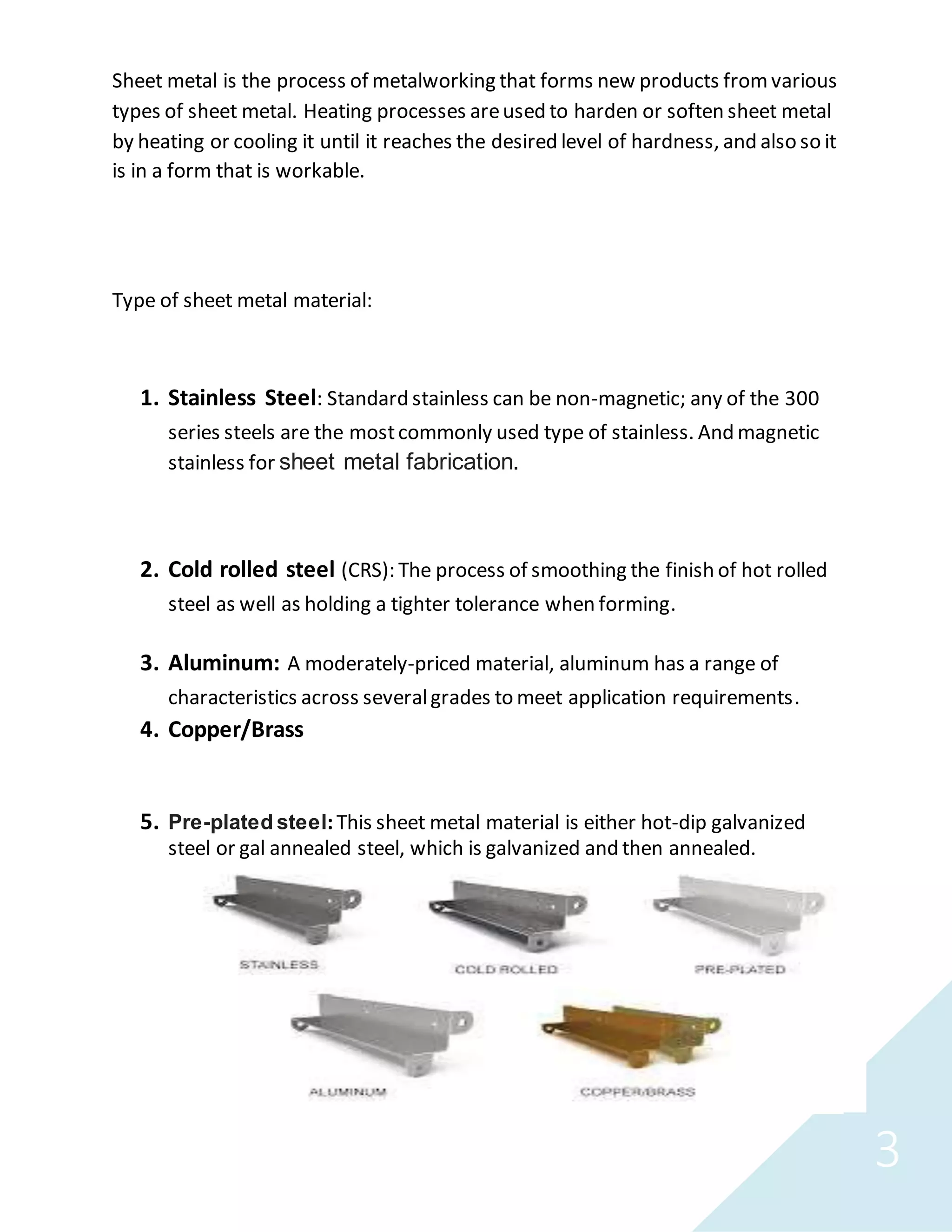 Sheet metal workshop | DOCX