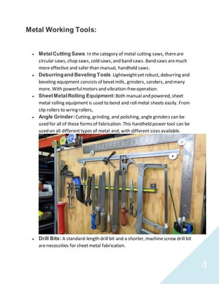 Sheet metal workshop | DOCX