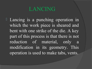 Sheet metel process.... | PPT