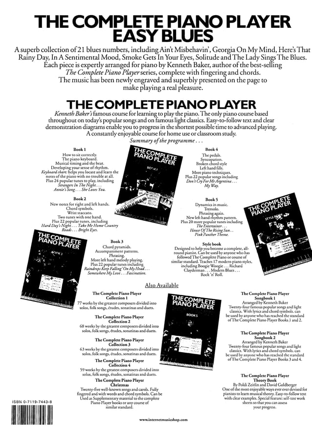 Sheet music the complete piano player easy blues[1] | PDF