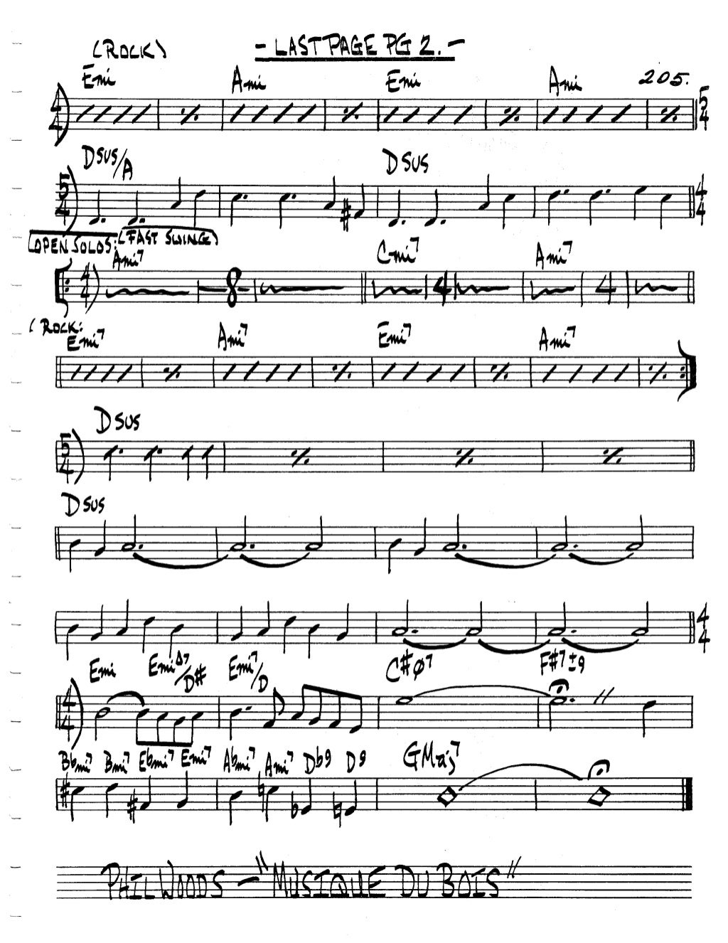 Sheet music the real book 2