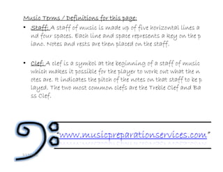 Sheet music preparation from MPS | PDF