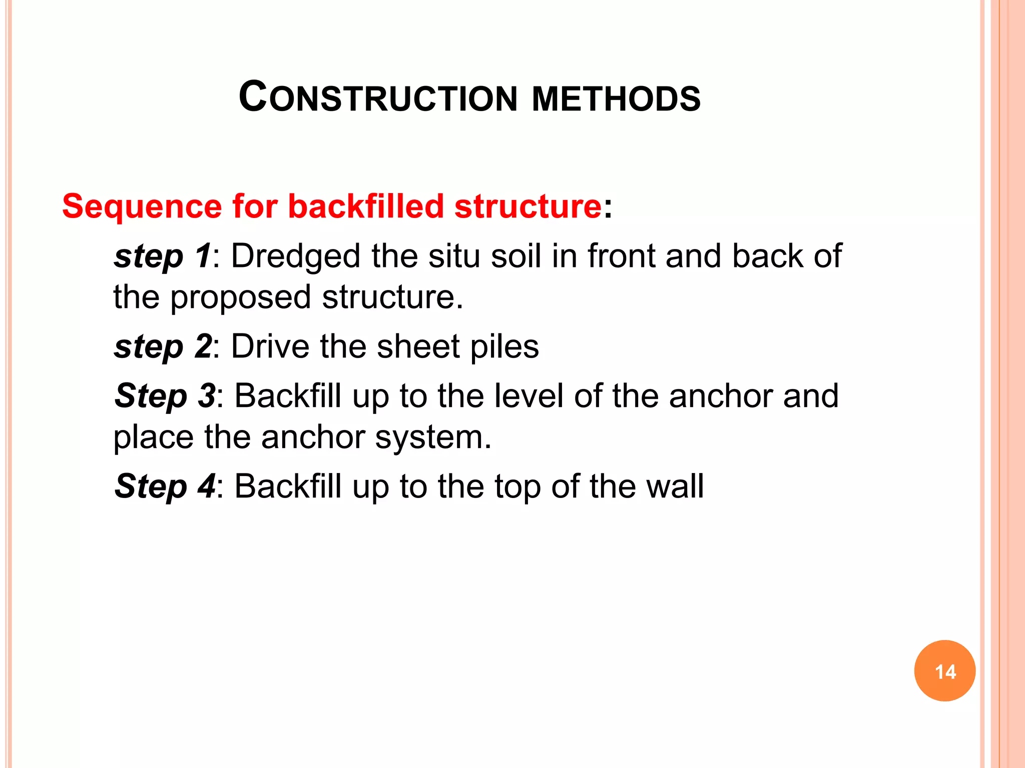 Sheet pile presentation | PPTX