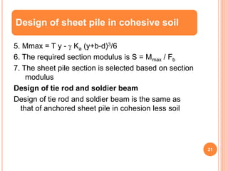 Sheet pile presentation | PPTX