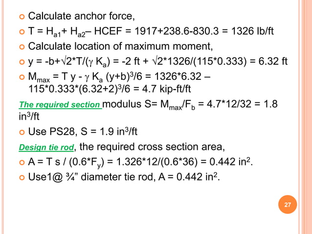 Sheet pile presentation | PPTX