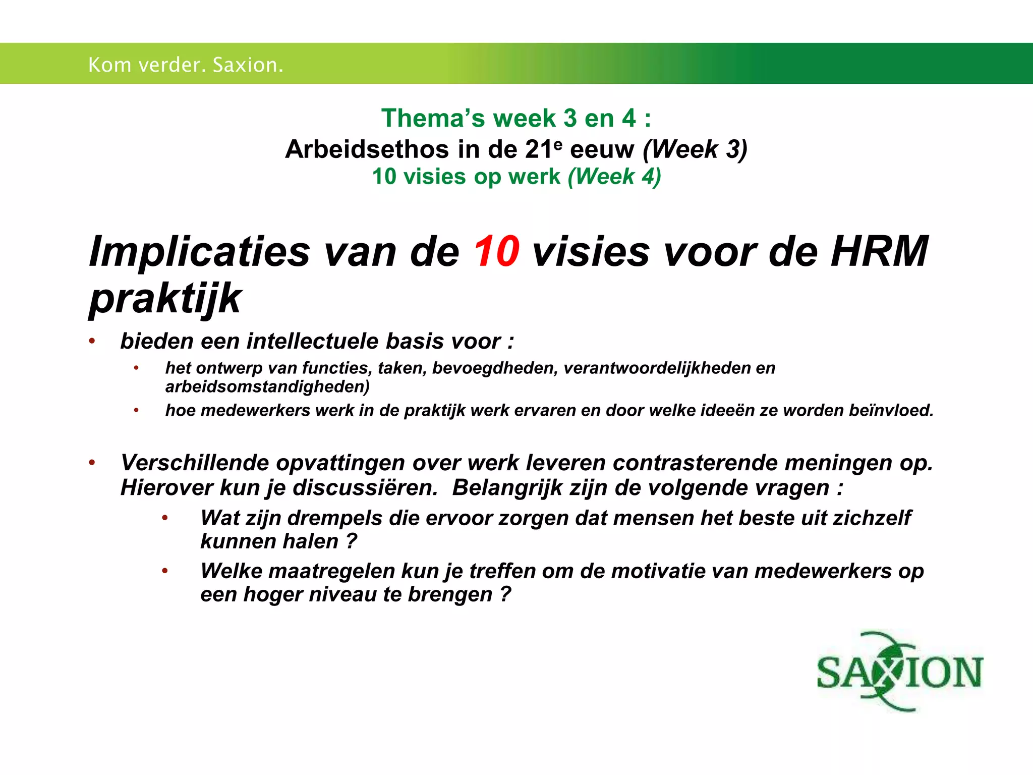 Sheets lesweek 3 les 3.2 | PPTX