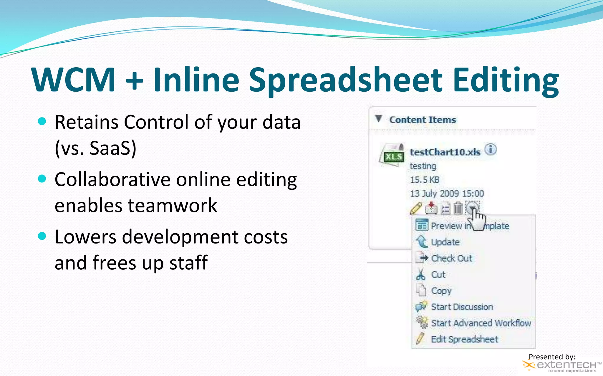 Sheetster + Alfresco: An Open Source Java Solution for Web Spreadsheet ...
