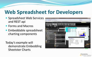 Sheetster + Alfresco: An Open Source Java Solution for Web Spreadsheet Editing and Management | PPTX