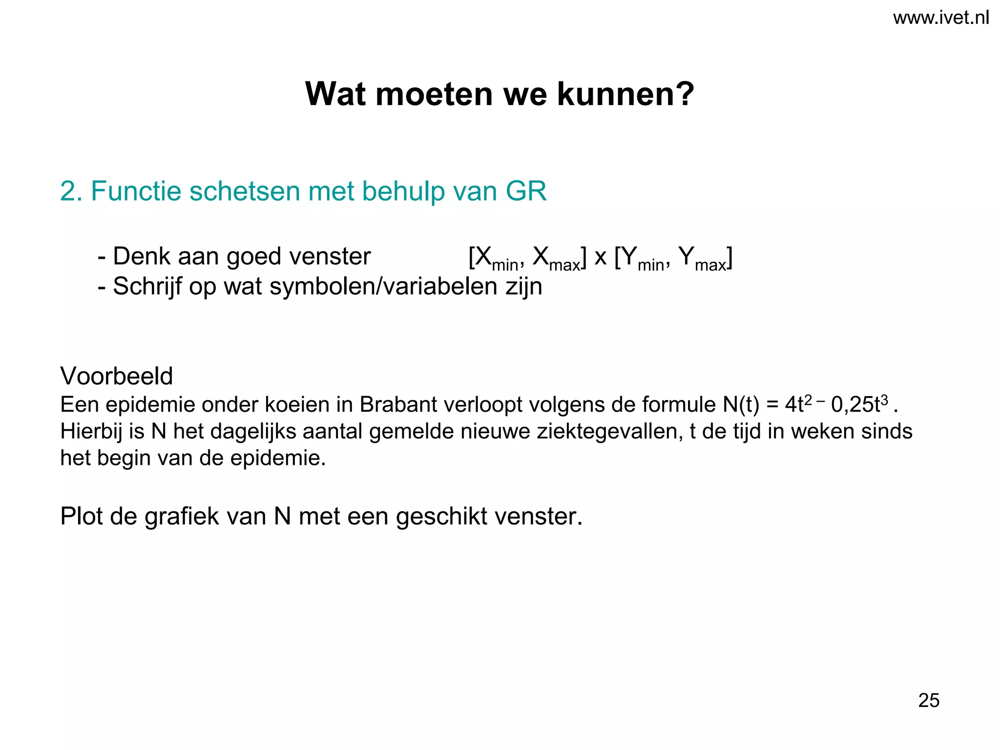 VWO wiskunde A 2013 | PPT