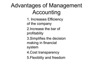 Management accounting | PPTX