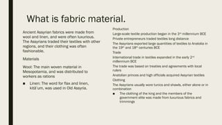 Ancient Assyria fashion history clothing of male and female | PPT
