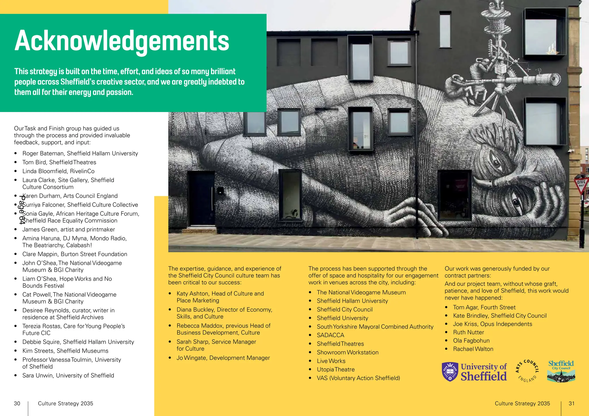 Sheffield Culture Strategy for future years | PDF