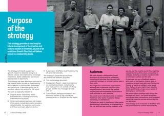 Sheffield Culture Strategy for future years | PDF