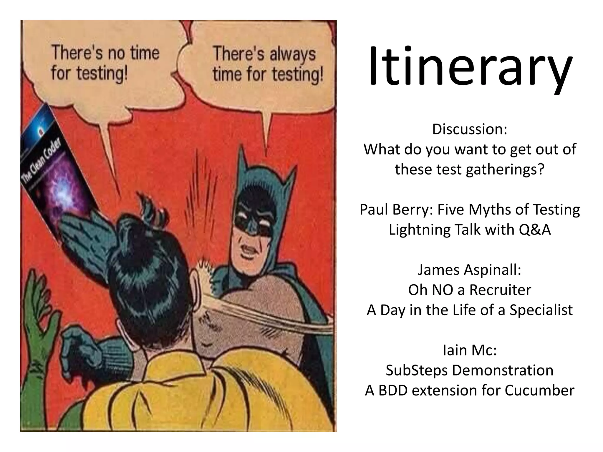 Sheffield Test Gathering | PPT