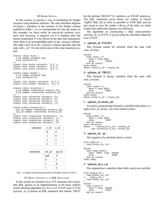 CTL Model Checking in Database Cloud | PDF
