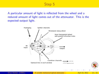 A variable mechanical optical attenuator | PDF | Computer Peripherals | Computing