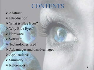 BLUE EYES TECHNOLOGY | PPTX