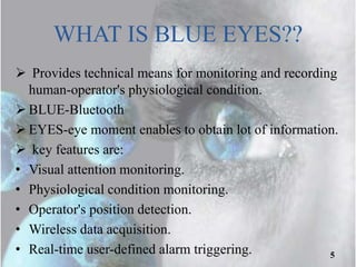 BLUE EYES TECHNOLOGY | PPTX