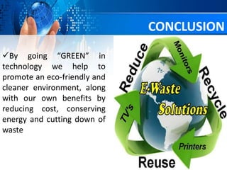 E-WASTE MANAGEMENT (COPPER RECOVERY FROM PCB) | PPTX