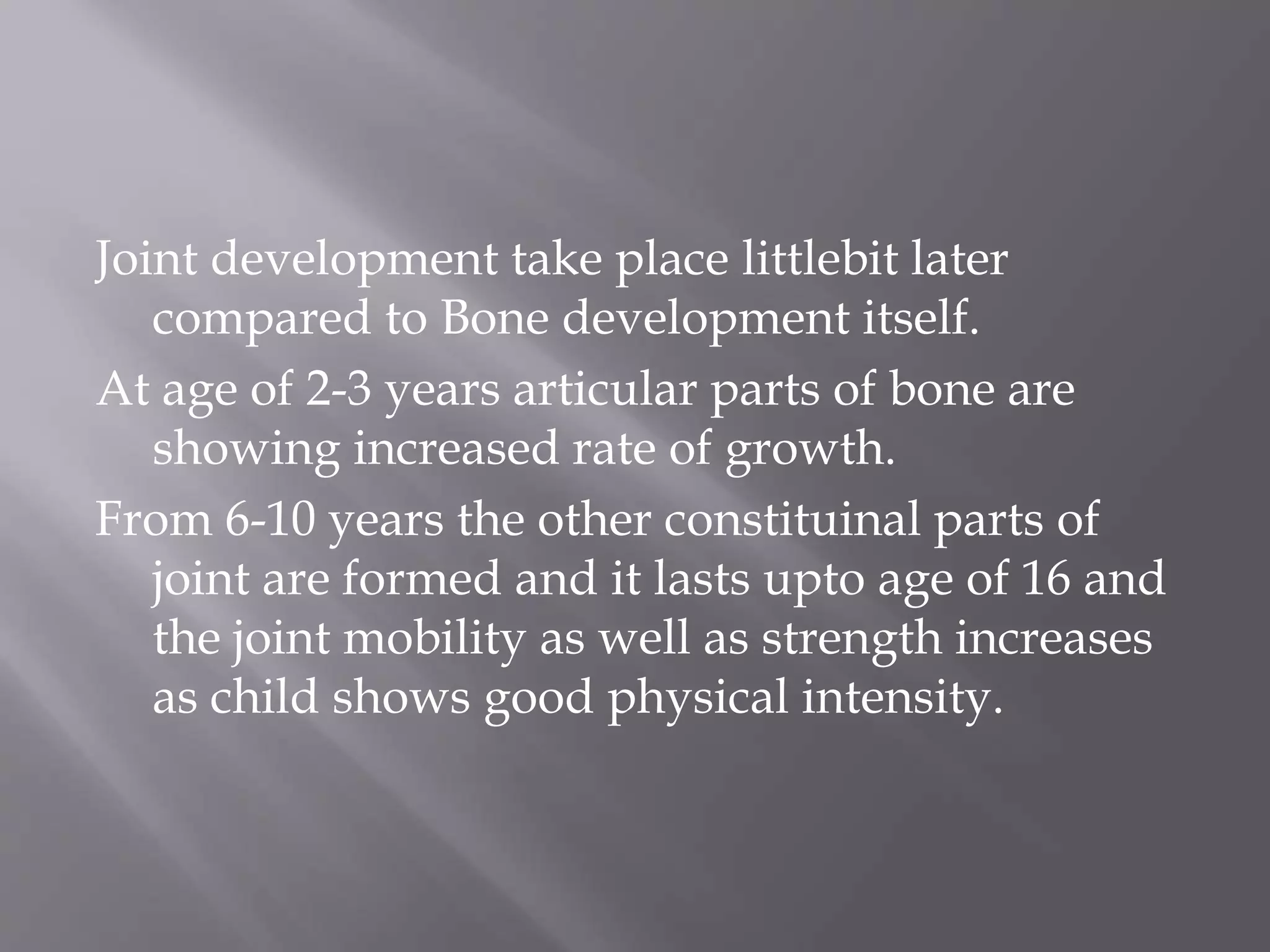 DEVELOPMENT OF THE OSTEOARTICULAR SYSTEM IN CHILDHOOD | PPTX