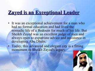Sheikh Zayed | PPT