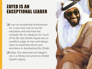 Sheikh Zayed | PPTX