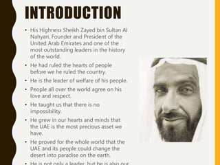 Sheikh Zayed | PPTX