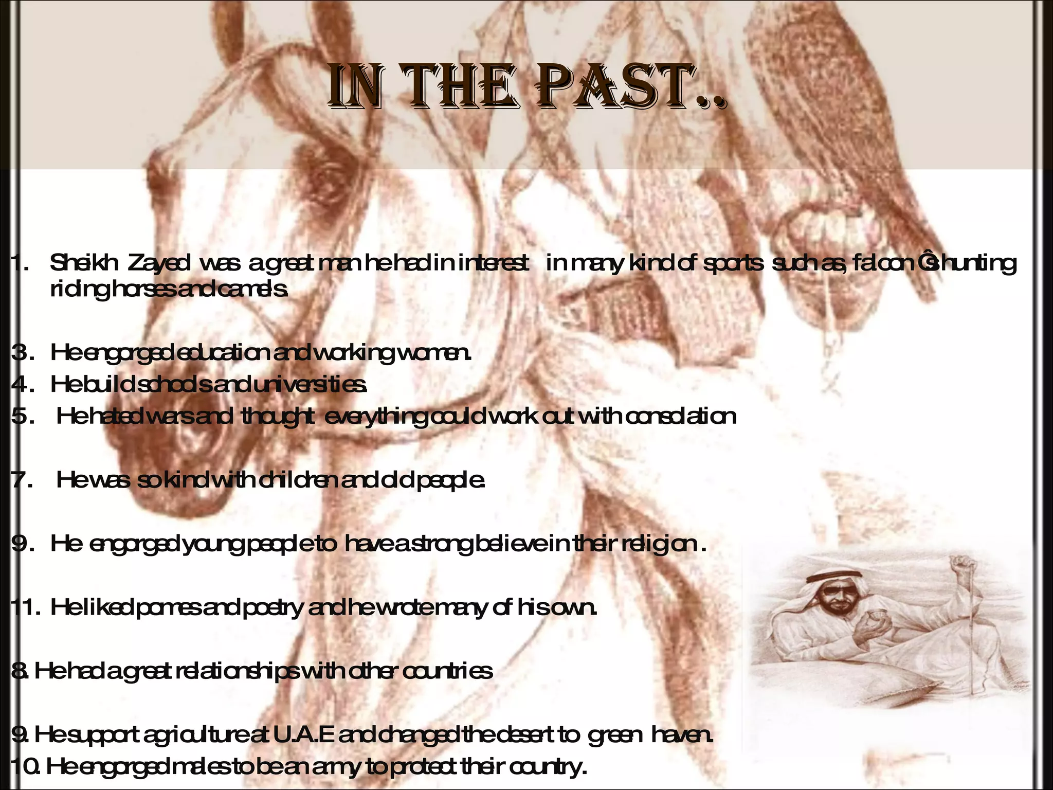 Sheikh Zayed Bin Sultan Al Nahyan | PPT