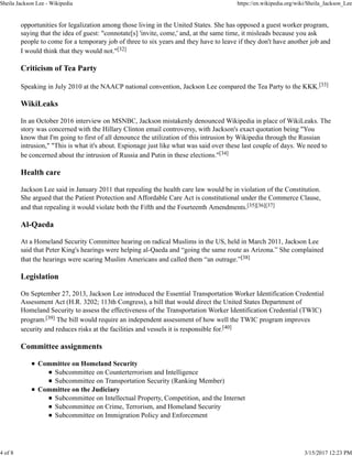Sheila Jackson Lee wikipedia (highlighted) | PDF