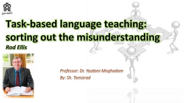 Task Based Language Teaching- Rod Ellis | PPSX