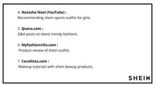 Shein Search Engine Optimization | PPTX