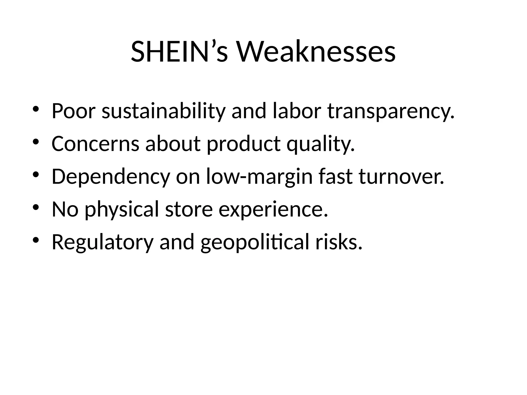 SHEIN VS ZARA BUSINESS MODEL OF MARKETING | PPTX